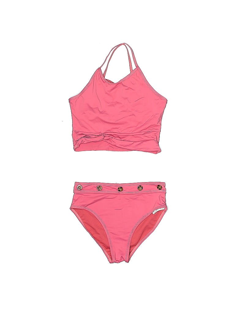 Habitual Girl Solid Pink Two Piece Swimsuit Size 12 - 20% off | ThredUp