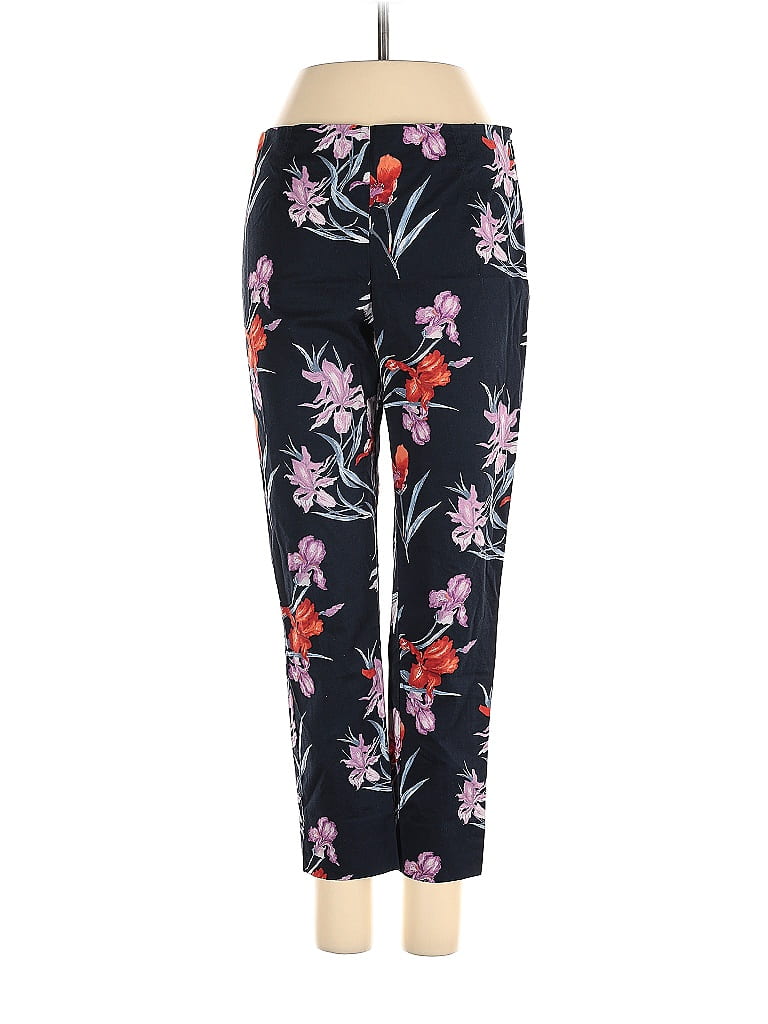 MNG Floral Black Casual Pants Size 2 - 53% off | ThredUp
