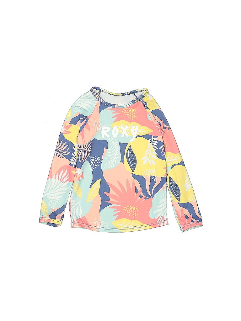 Roxy Girl Yellow Rash Guard Size 2 - 40% off | ThredUp