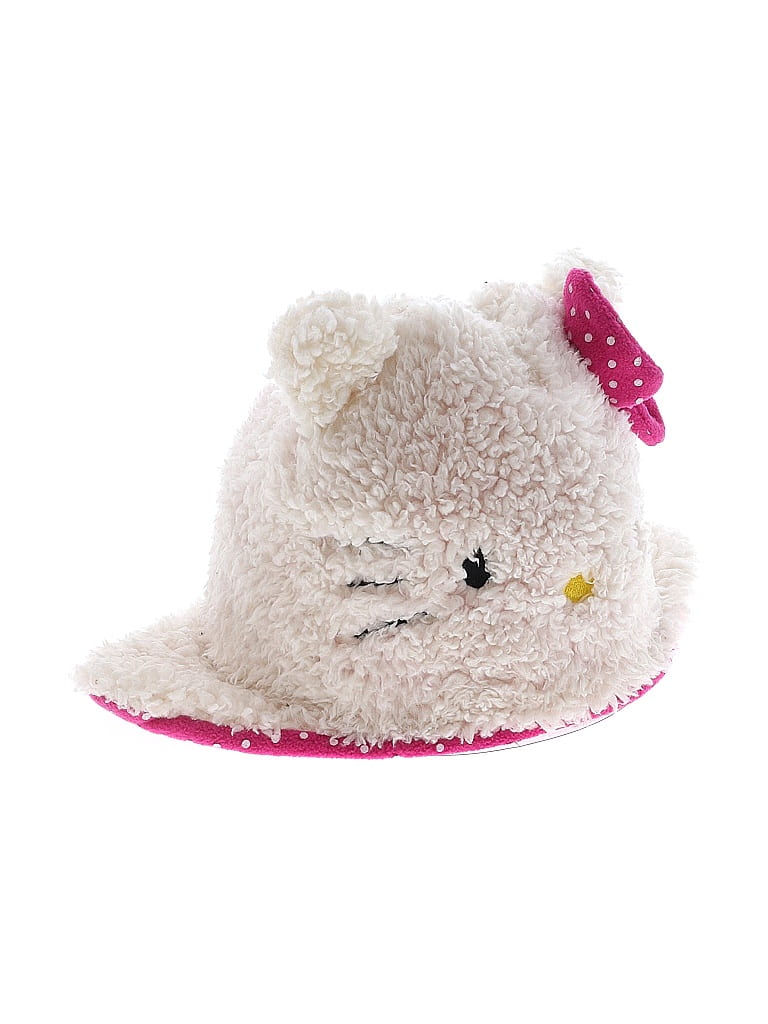 Hello Kitty Pink White Winter Hat One Size (Tots) - 55% off | ThredUp