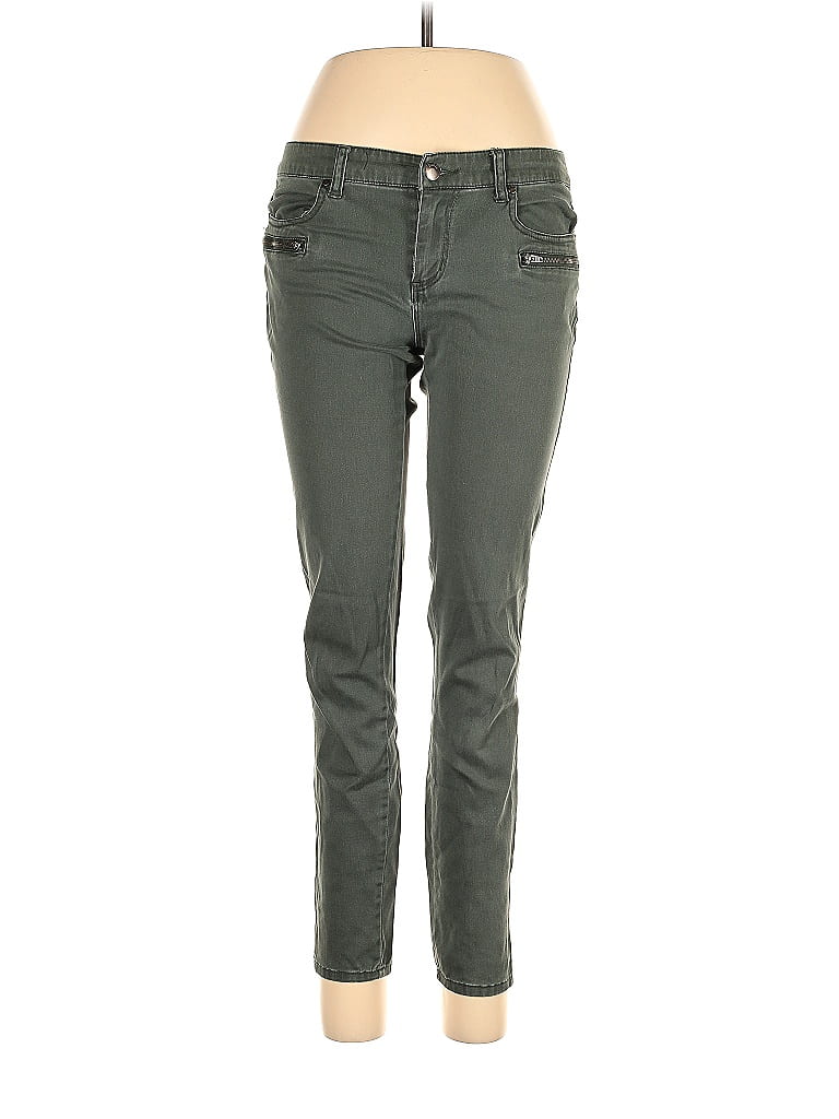 Bebop Solid Green Jeans Size 7 - 57% off | ThredUp