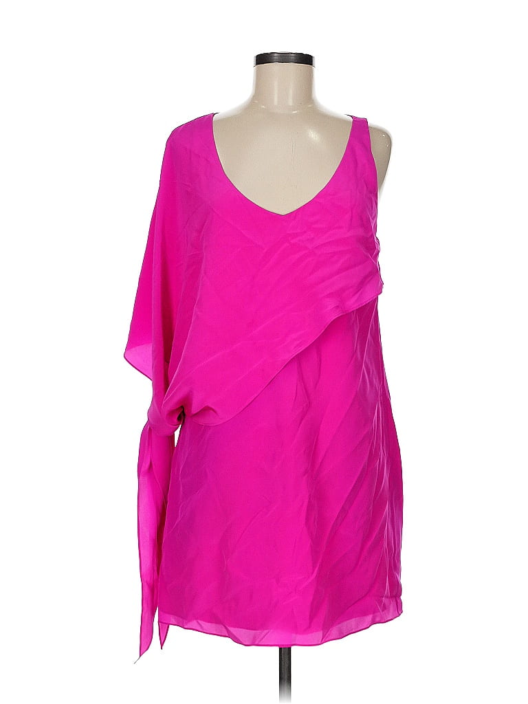 Jay Godfrey 100% Silk Pink Cocktail Dress Size 8 - 80% off | ThredUp