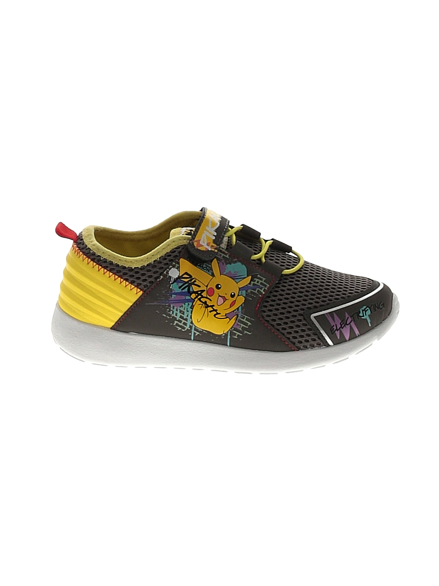 Pokemon Graphic Yellow Gray Sneakers Size 4 - 27% off | ThredUp
