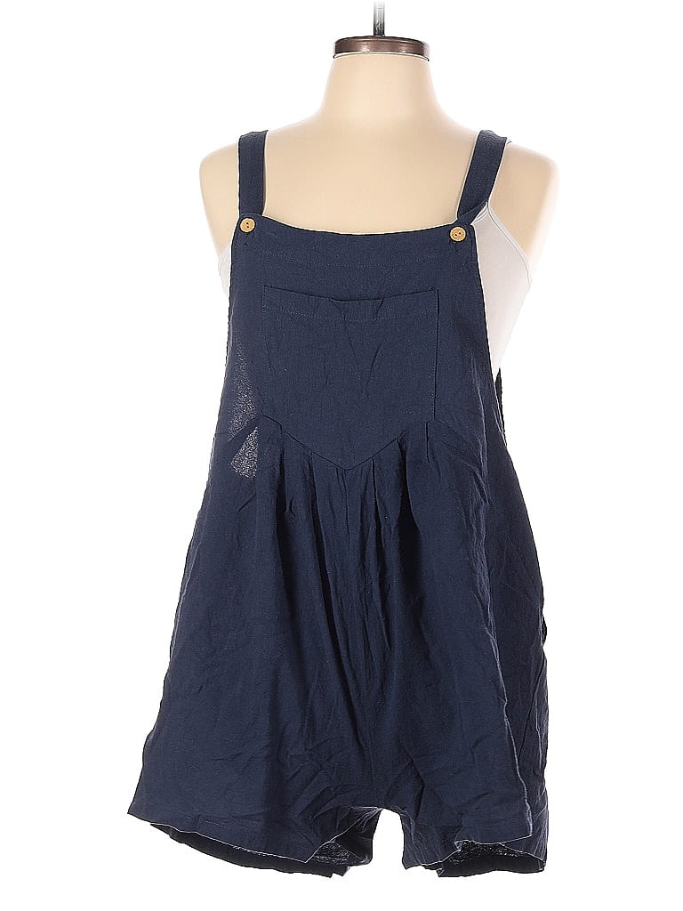 Emery Rose Blue Romper Size L - 47% off | ThredUp