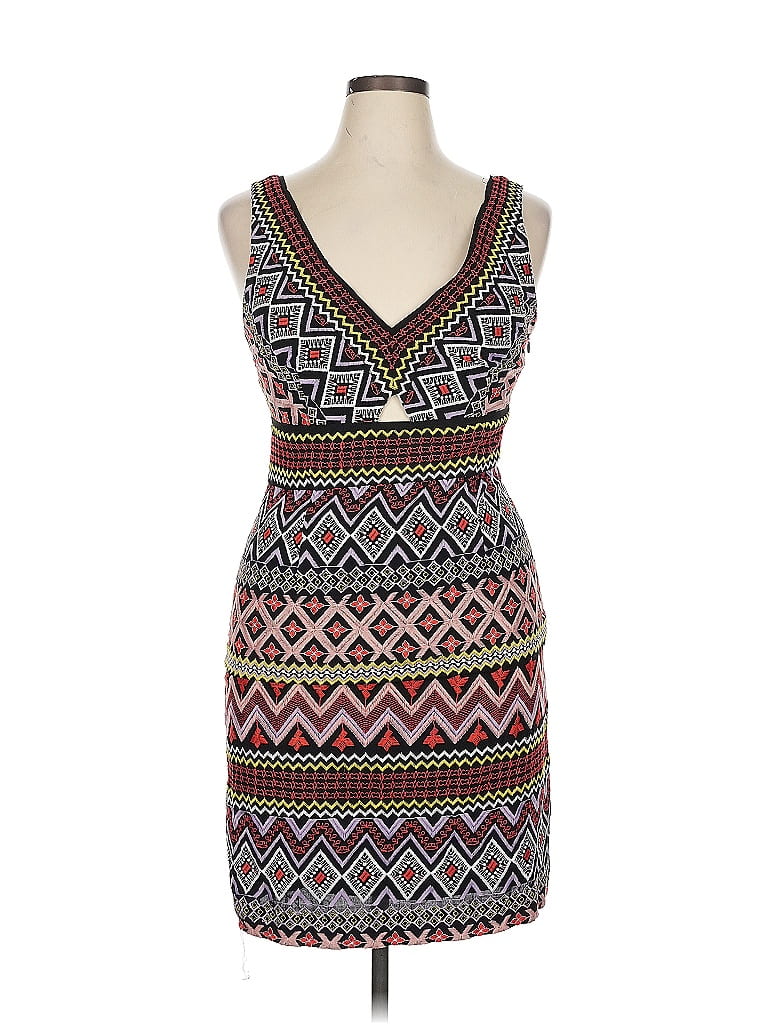Akemi + Kin 100% Rayon Graphic Brown Cocktail Dress Size 14 - 46% off ...