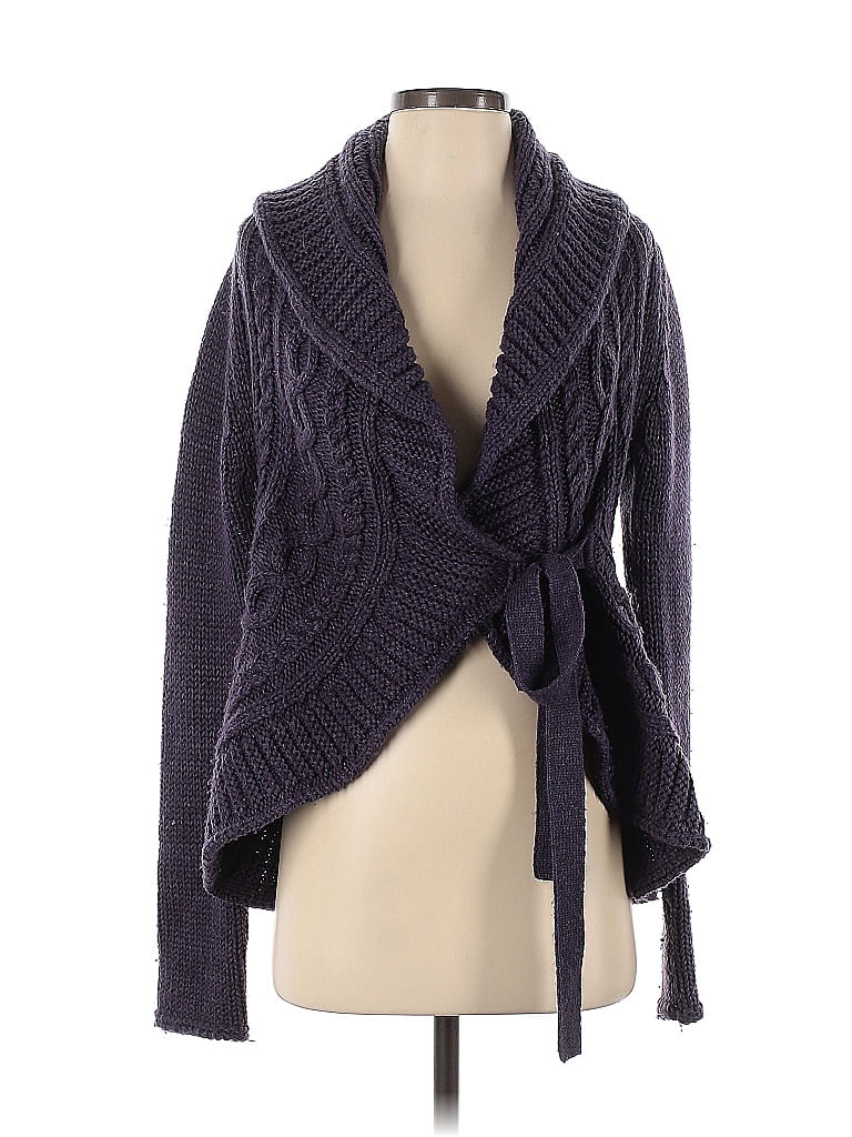 Vertigo Paris 100% Acrylic Purple Cardigan Size S - 79% off | ThredUp