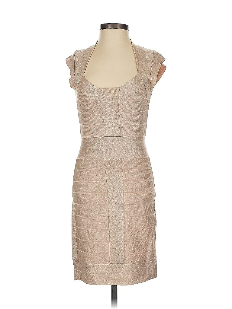 French Connection Tan Cocktail Dress Size 2 - 80% off | ThredUp