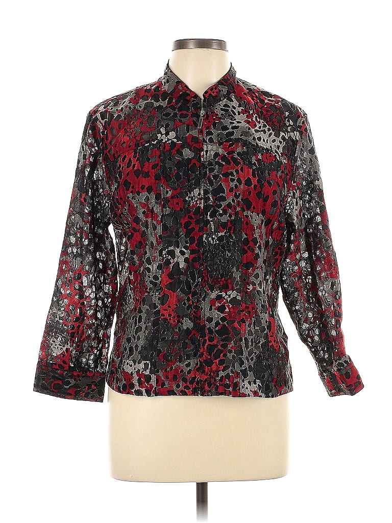 Ruby Rd. Red Cardigan Size 12 - 67% off | ThredUp