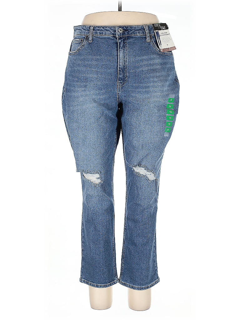 STITCH STAR Graphic Blue Jeans Size 18 (Plus) - 57% off | ThredUp