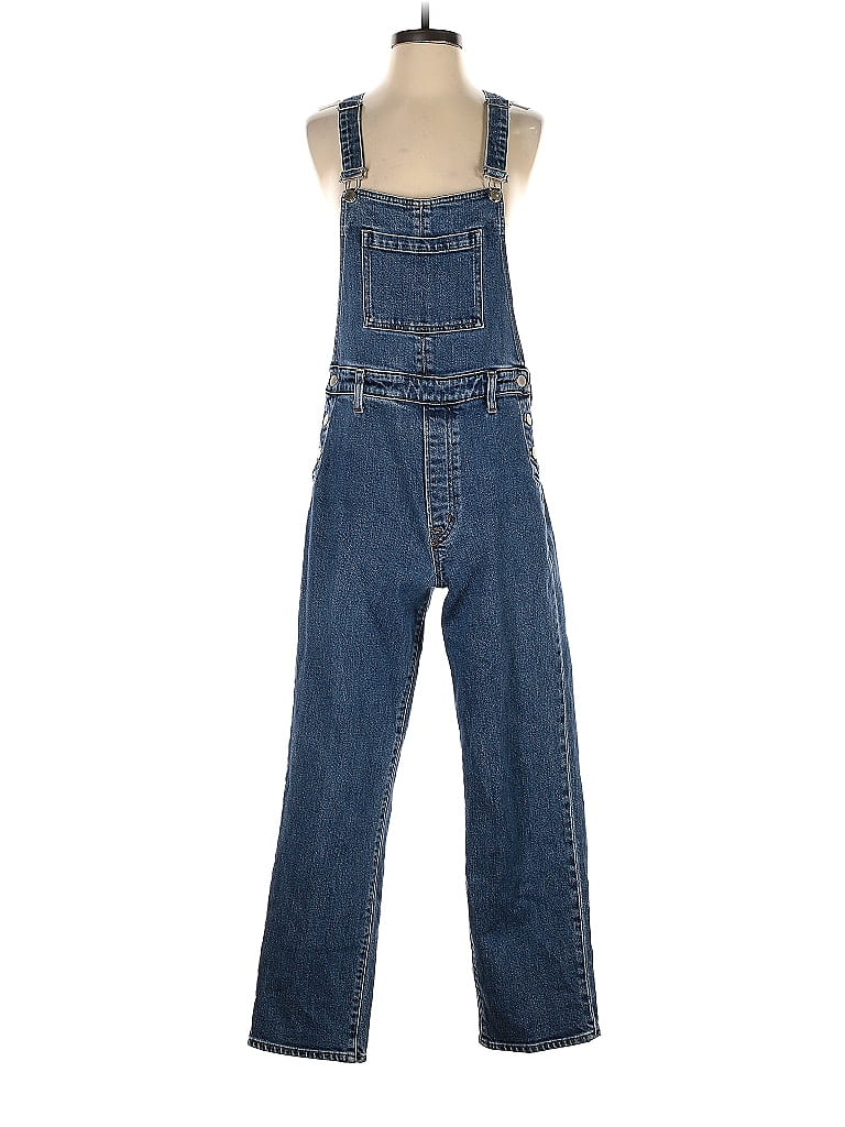 J Brand 100% Cotton Blue Overalls Size L - 71% off | ThredUp