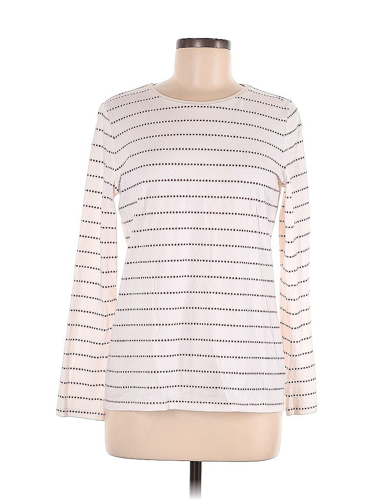 Talbots Outlet Ivory Long Sleeve T-Shirt Size M - 36% off | ThredUp