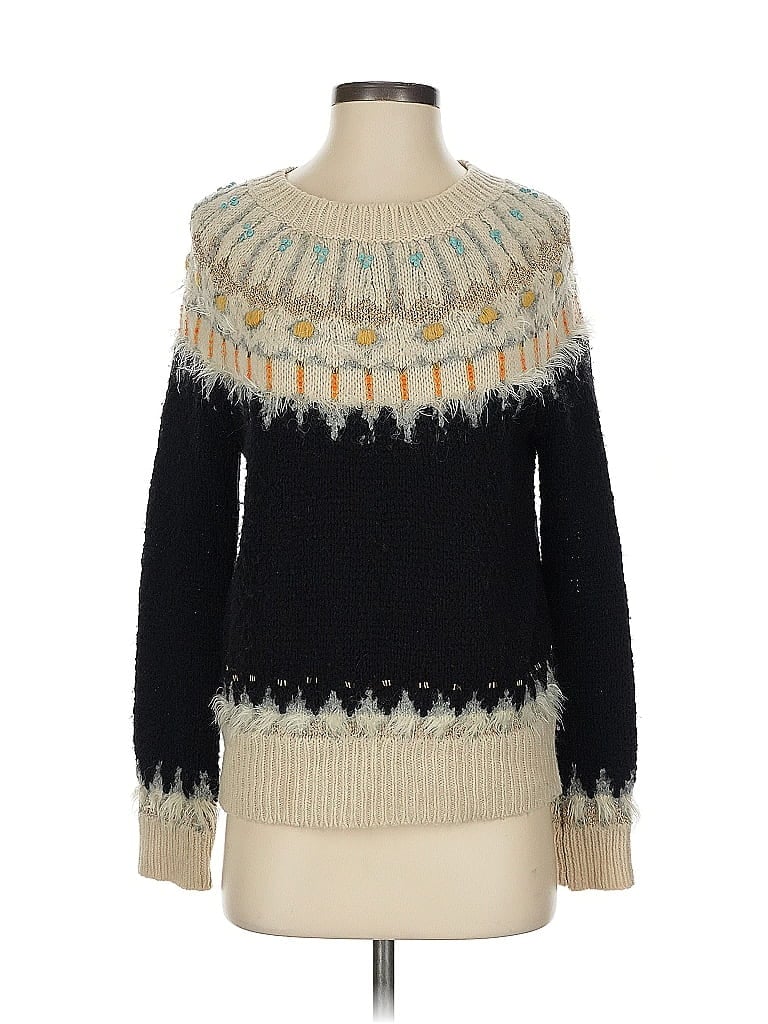 Sleeping On Snow Print Blue Pullover Sweater Size S - 29% off | ThredUp