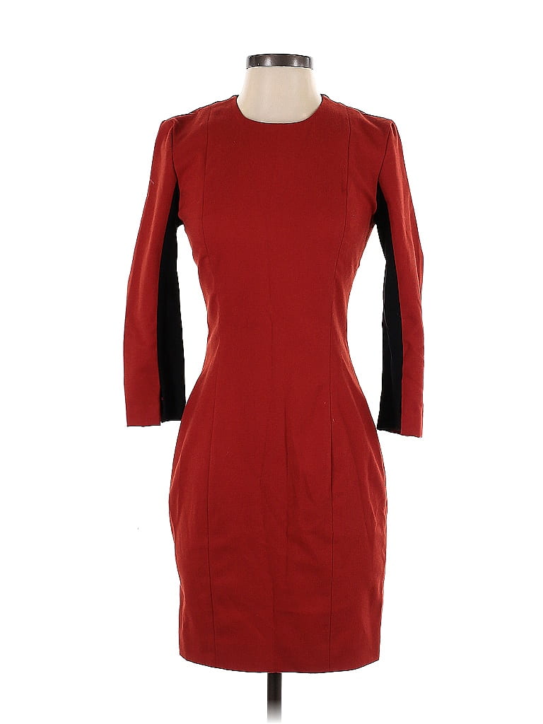French Connection Color Block Burgundy Cocktail Dress Size 2 - 77% off ...