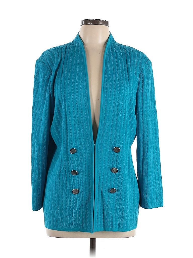 misook Teal Cardigan Size L - 84% off | ThredUp