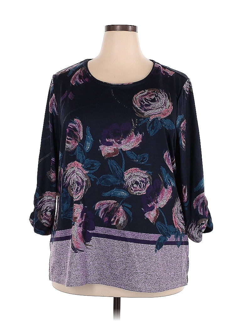 Allison Daley Purple Cardigan Size 2X (Plus) - 56% off | ThredUp