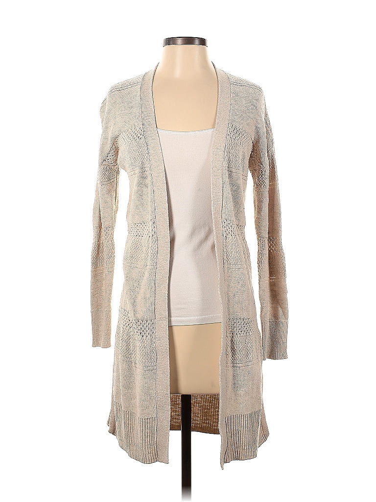 Universal Thread 100% Cotton Tan Cardigan Size XS - 40% off | ThredUp