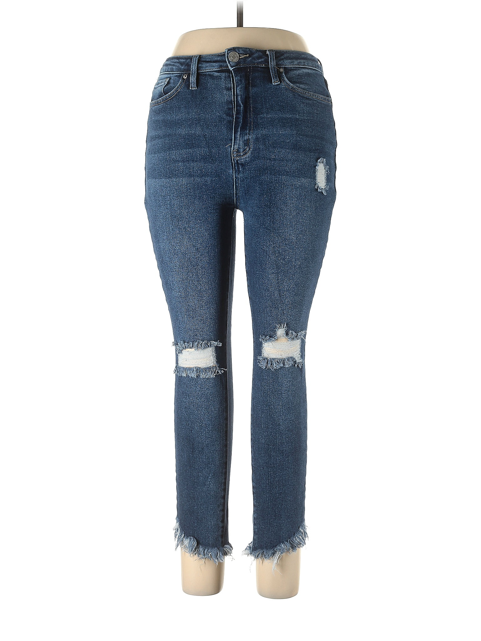 YMI Hearts Blue Jeans Size 11 - 64% off | ThredUp