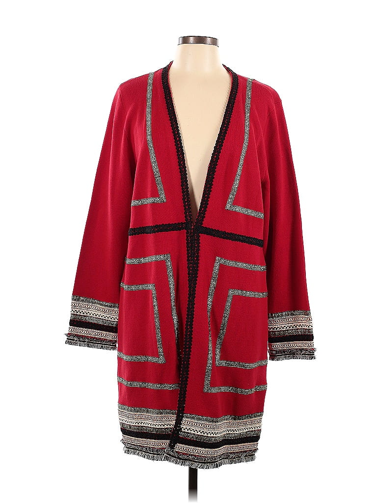 Chico's 100% Cotton Red Cardigan Size XL (3) - 20% off | ThredUp