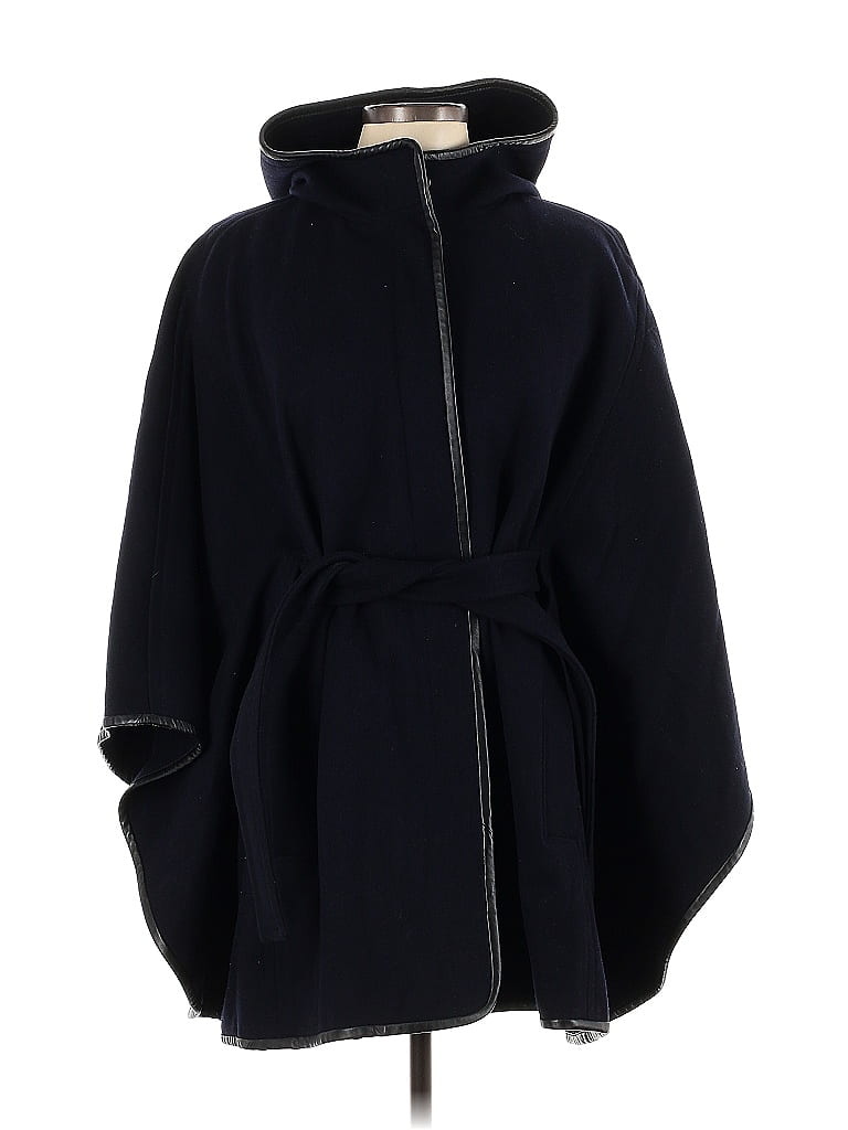 Coach Blue Wool Coat Size L - 72% off | ThredUp