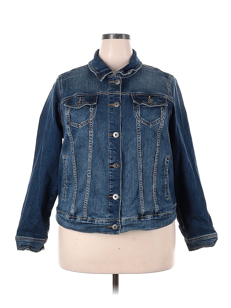 Torrid Blue Denim Jacket Size 2X Plus (2) (Plus) - 61% off | ThredUp