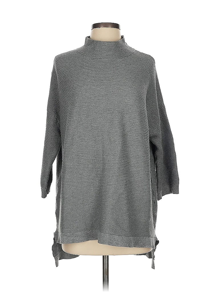 Evolution by Cyrus Gray Turtleneck Sweater Size M - 79% off | ThredUp