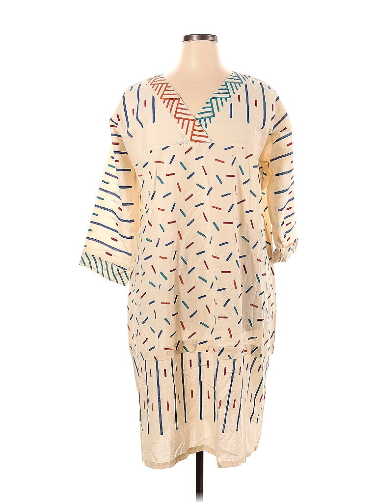Gudrun Sjödén 100% Cotton Graphic Tan Casual Dress Size XL - 57% off ...