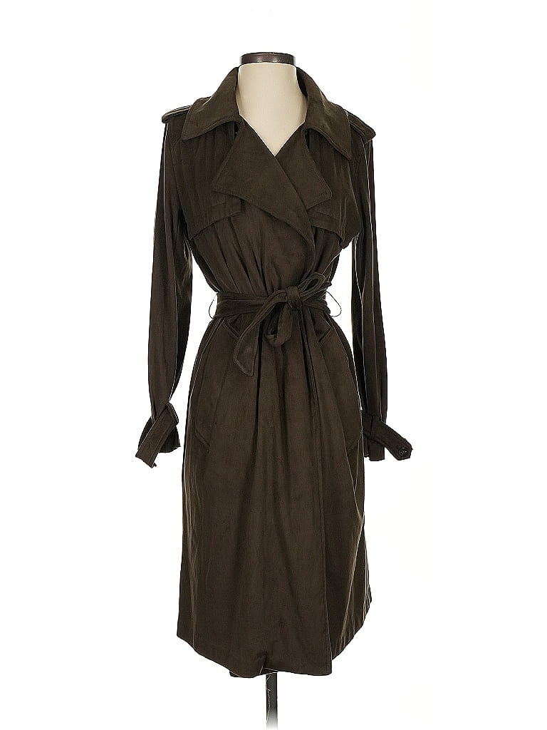 Zara Basic Brown Trenchcoat Size S - 57% off | ThredUp