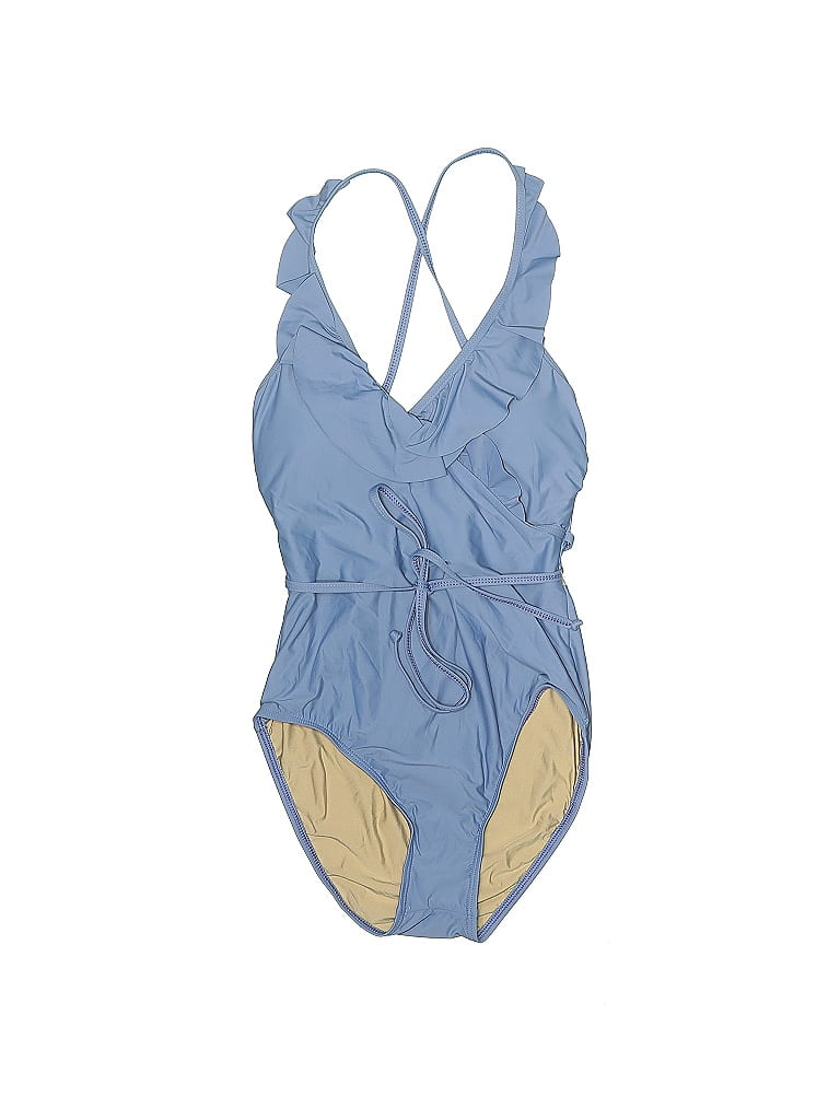 Ella Moss Graphic Blue One Piece Swimsuit Size M - 66% off | ThredUp