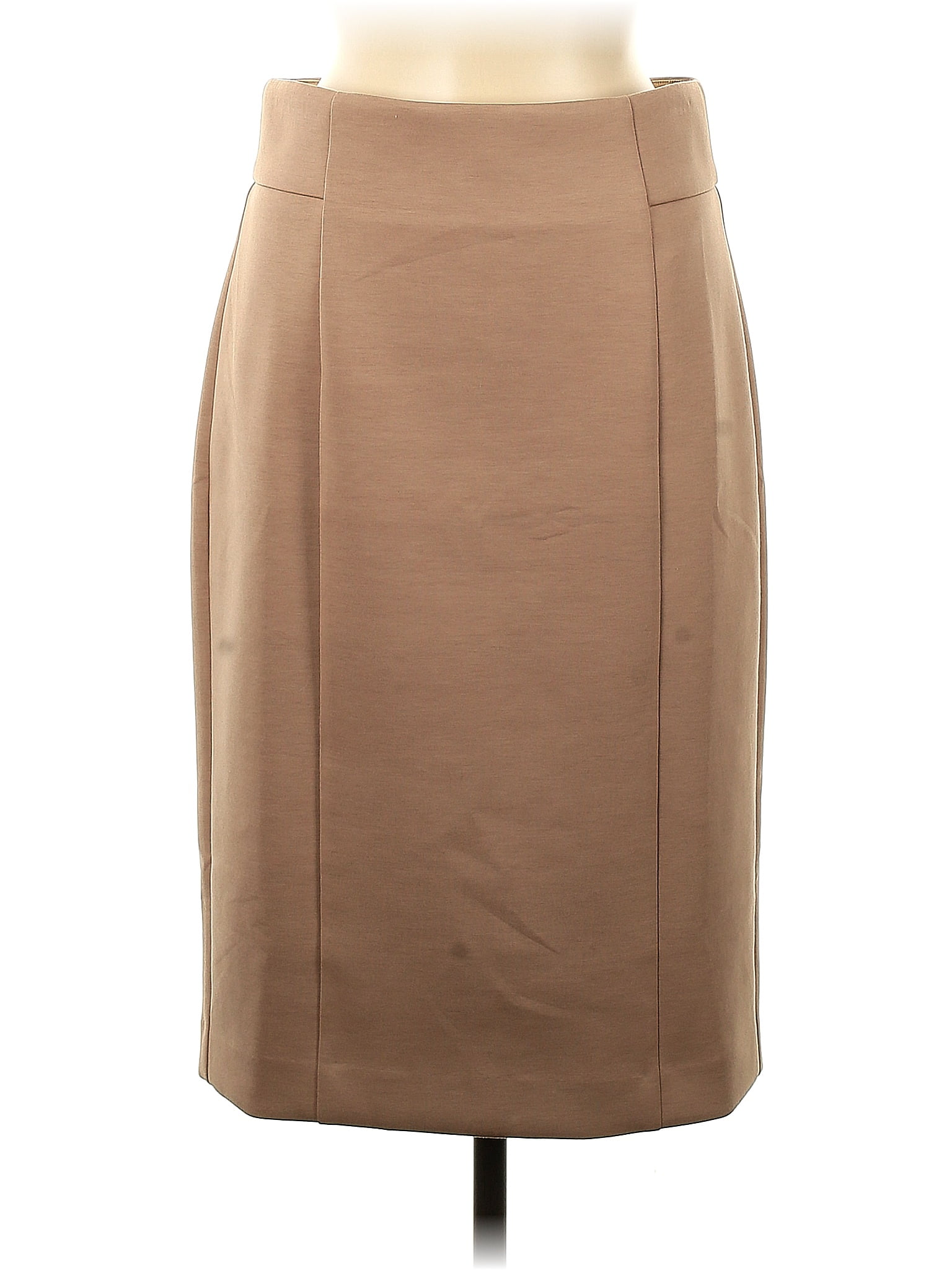 Ann Taylor Solid Tan Brown Formal Skirt Size 6 - 78% off | ThredUp
