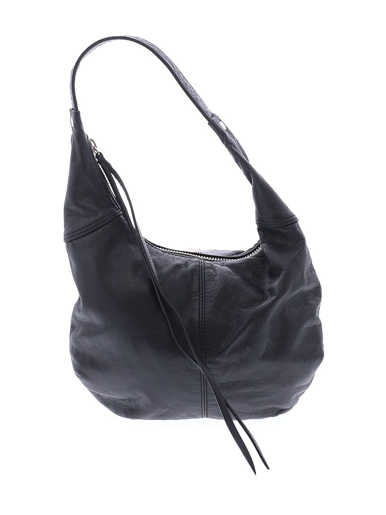 Club Monaco 100% Leather Solid Black Leather Hobo One Size - 69% off ...