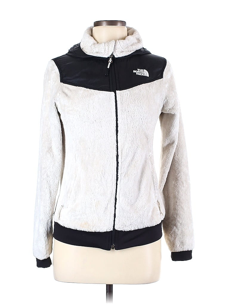 The North Face 100% Polyester Silver Ivory Track Jacket One Size - 64% ...