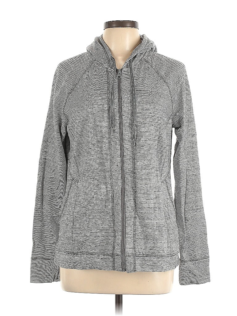 T by Talbots Gray Zip Up Hoodie Size L - 73% off | ThredUp