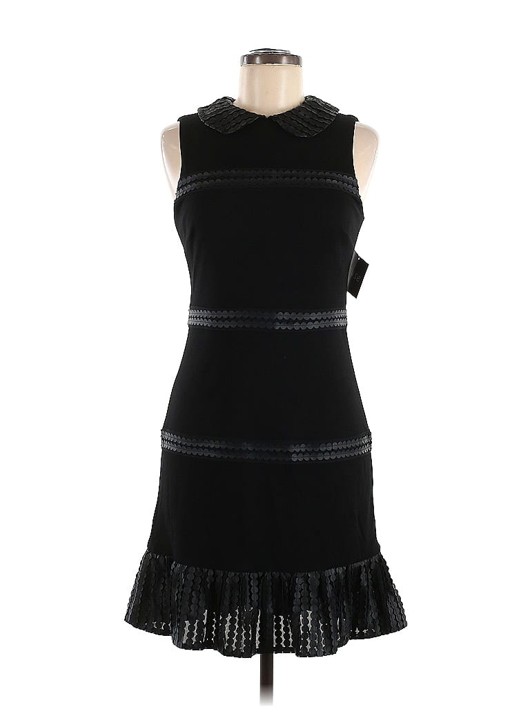 Muse 100% Polyester Tweed Black Cocktail Dress Size 6 - 80% off | ThredUp