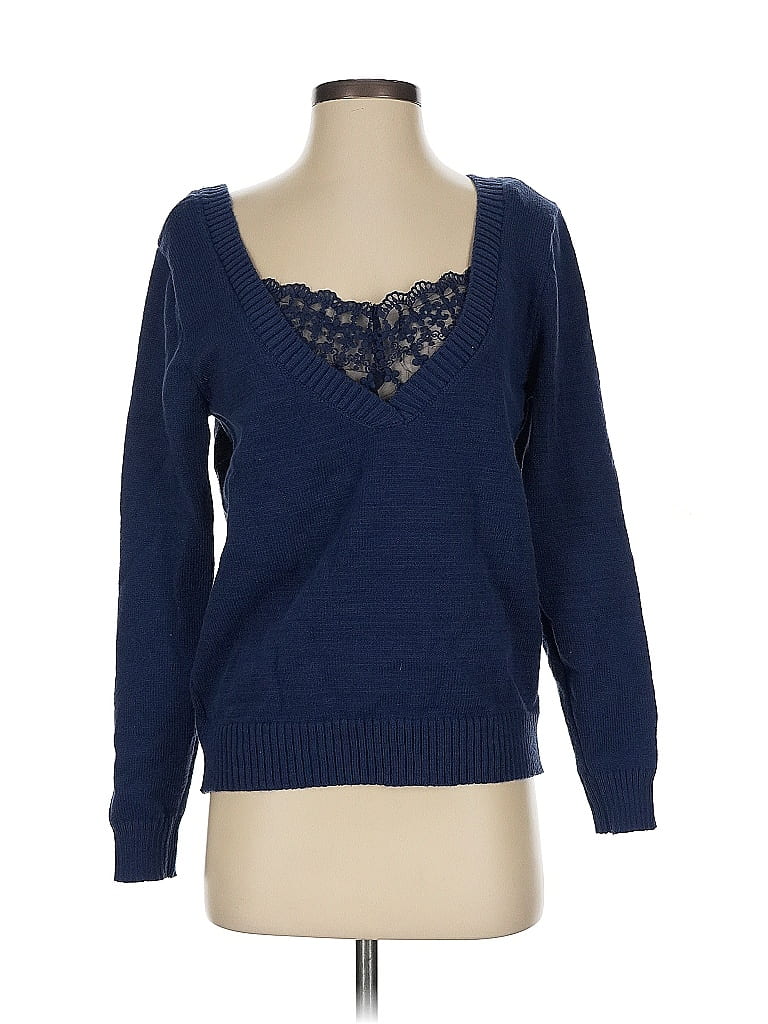 Shein Blue Pullover Sweater Size 4 - 53% off | ThredUp