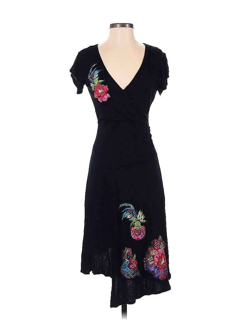 Desigual Paisley Black Cocktail Dress Size S - 70% off | ThredUp