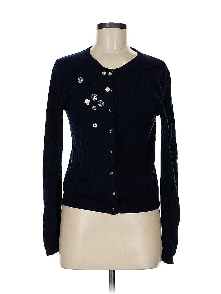 J.Crew Factory Store 100% Cotton Blue Cardigan Size M - 65% off | ThredUp