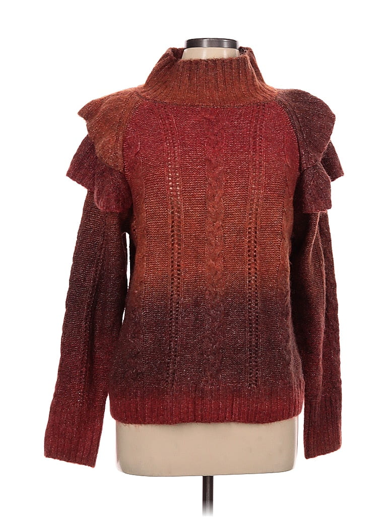 Vigoss Burgundy Turtleneck Sweater Size M - 71% off | ThredUp