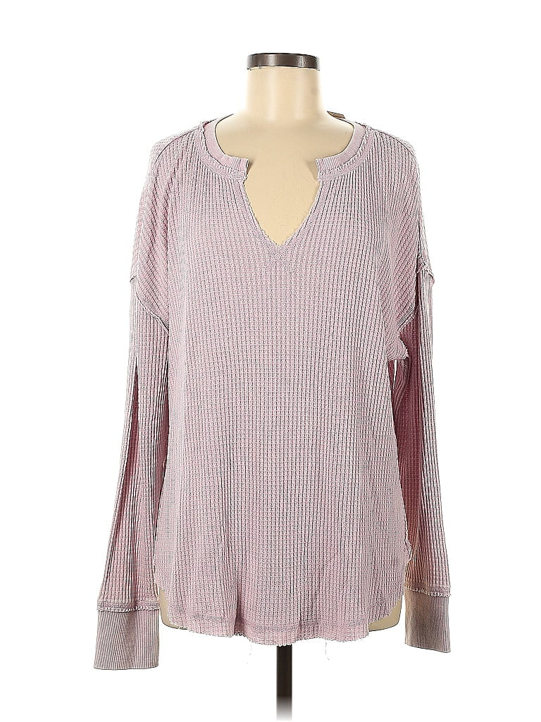 White Crow Pink Thermal Top Size M - 63% off | ThredUp