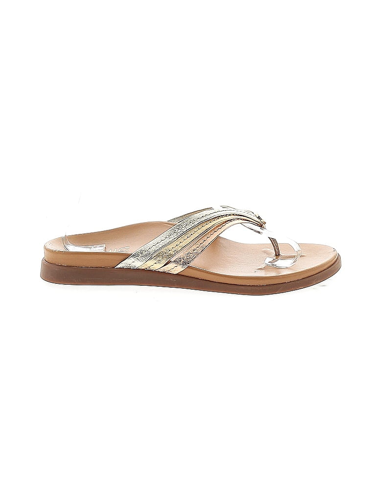 Vionic Gold Flip Flops Size 7 - 50% off | ThredUp