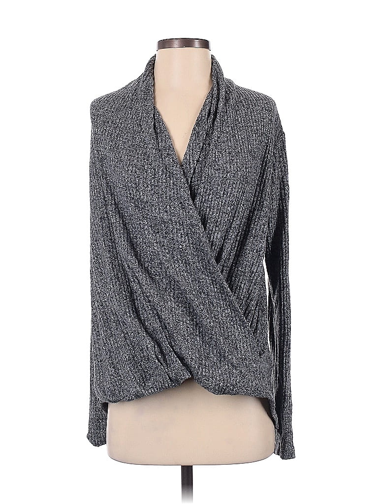 Akemi + Kin Gray Cardigan Size S - 74% off | ThredUp