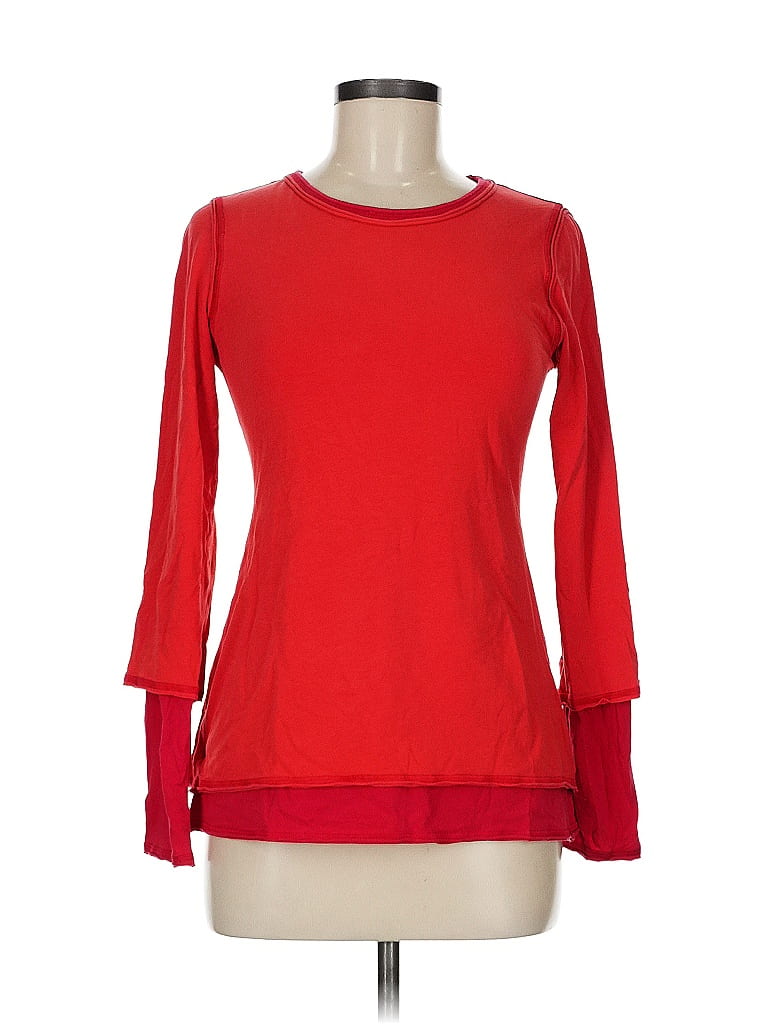 Nancy Rose Red Long Sleeve Top Size 6 - 78% off | ThredUp