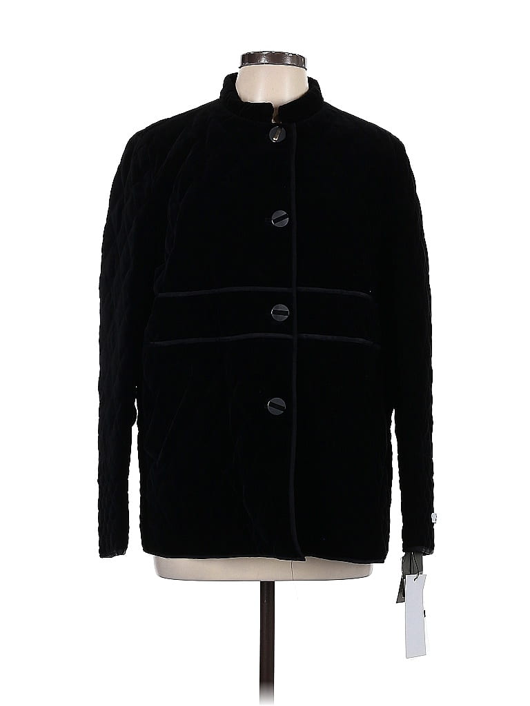 Jane Post Black Coat Size L - 77% off | ThredUp