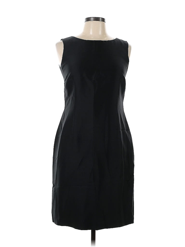 Talbots 100% Silk Solid Black Cocktail Dress Size 10 - 79% off | ThredUp