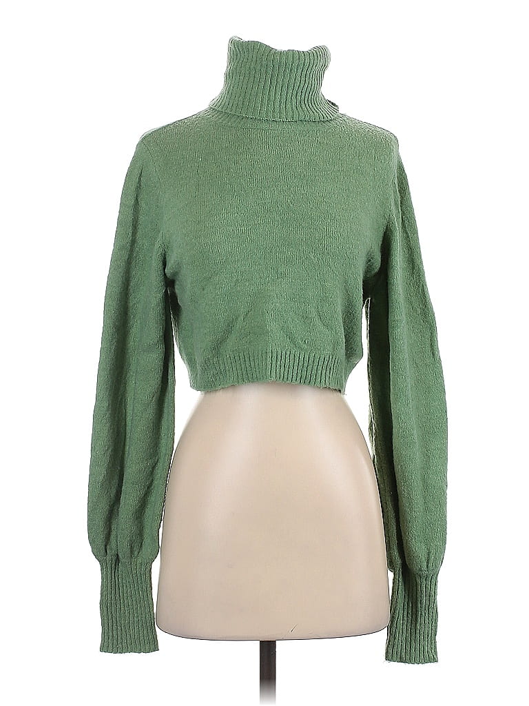 Princess Polly Green Turtleneck Sweater Size 0 - 60% off | ThredUp