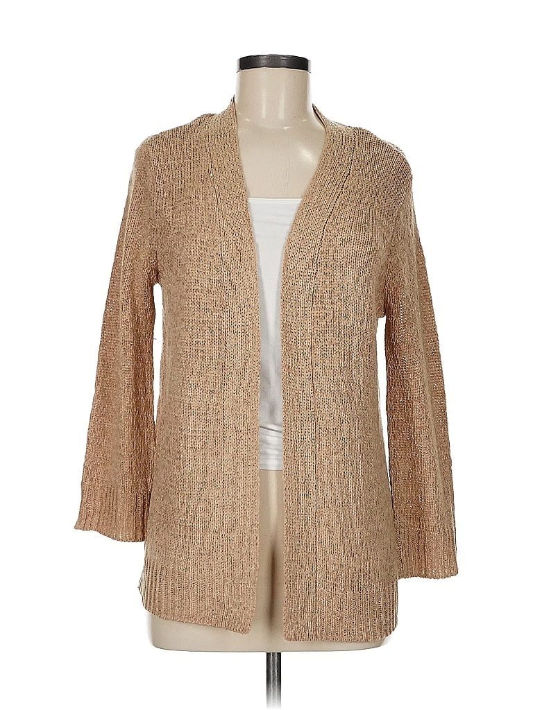 Cable & Gauge Tan Cardigan Size M - 56% off | ThredUp