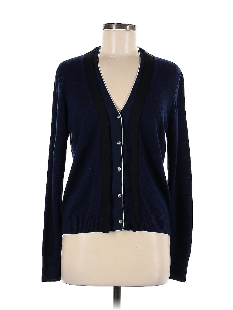 J.Crew 100% Merino Wool Blue Wool Cardigan Size M - 53% off | ThredUp