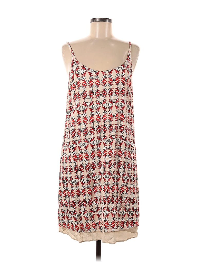 CAbi 100% Rayon Print Red Casual Dress Size M - 79% off | ThredUp