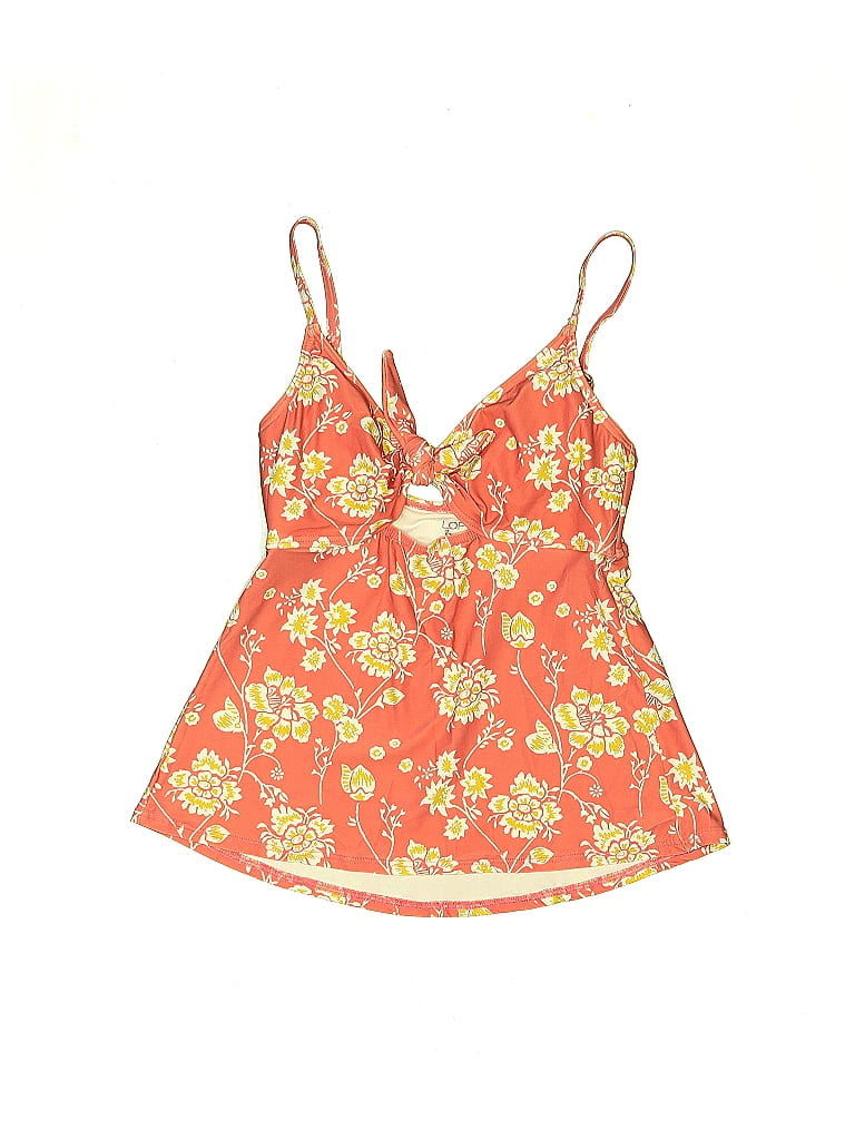 LOFT Beach Floral Orange Swimsuit Top Size XS - 60% off | ThredUp