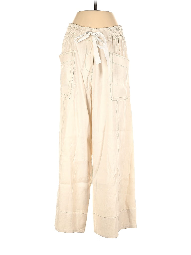 Maeve Ivory Linen Pants Size S - 71% off | ThredUp
