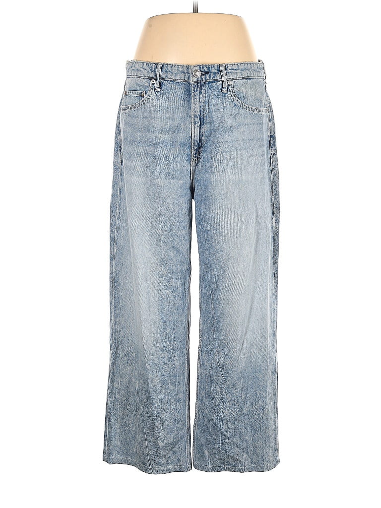 Rag & Bone Stripes Blue Jeans 34 Waist - 82% off | ThredUp